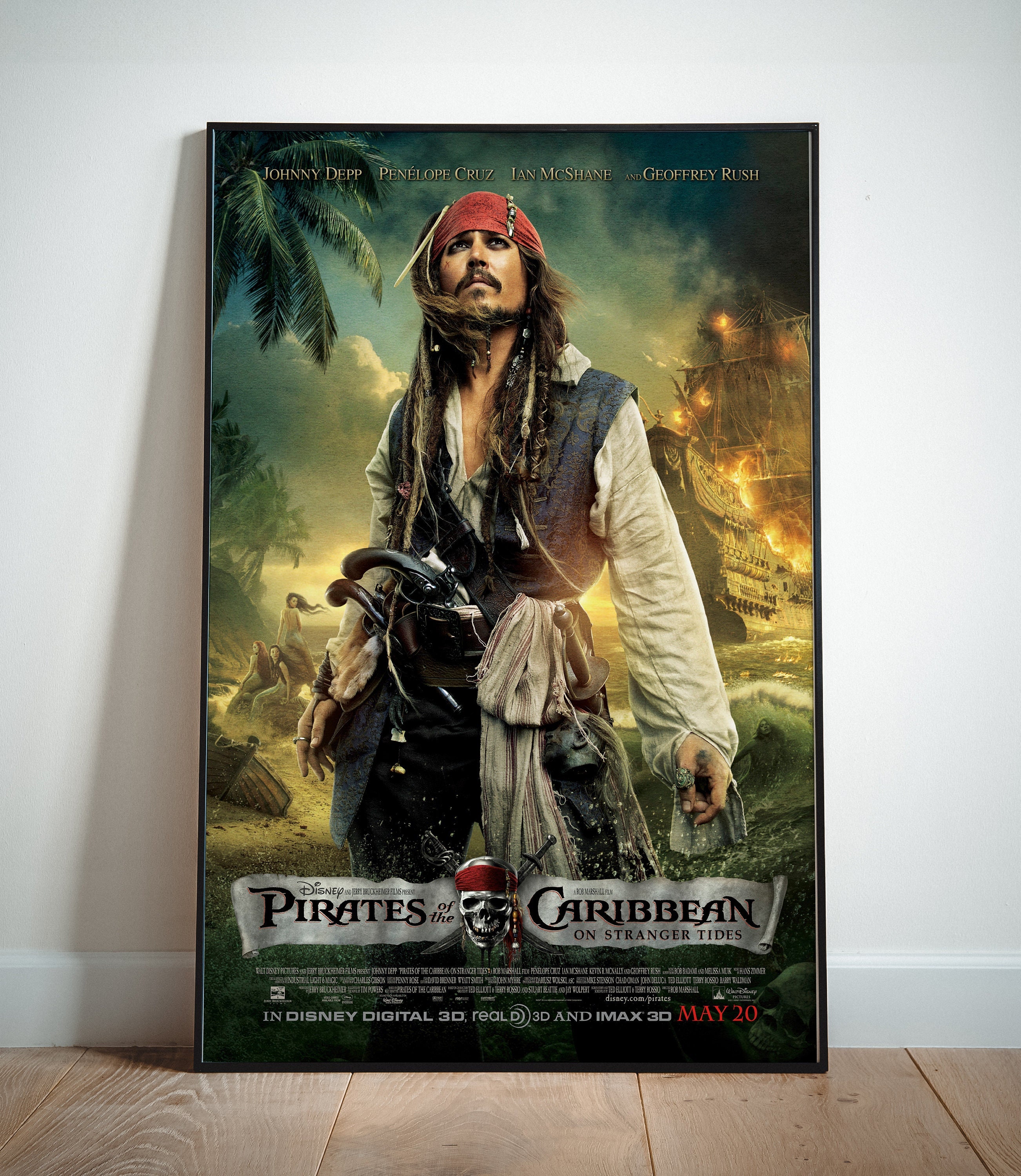Pirates of the Caribbean Posters, Movie Posters, Canvas Wall Art, High ...