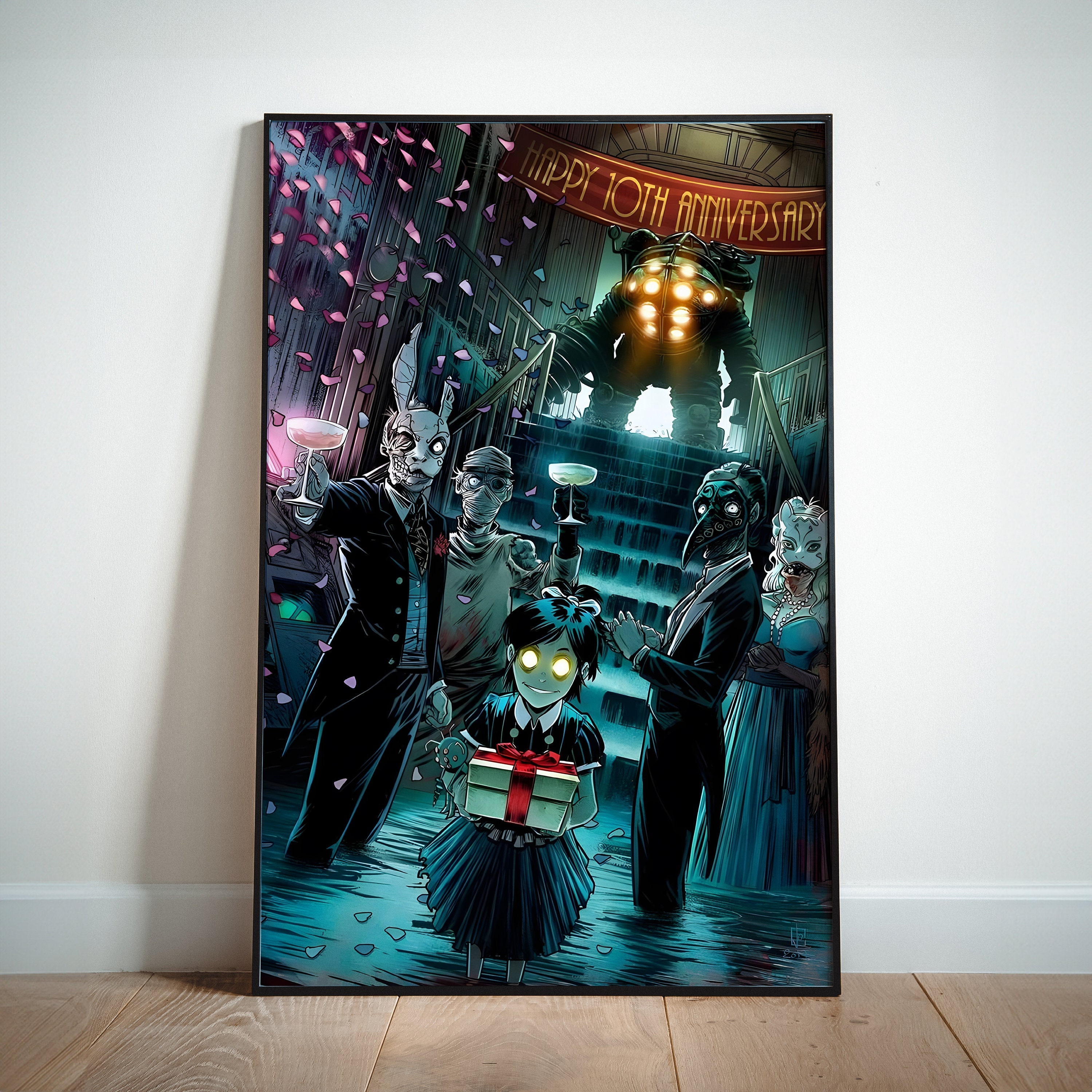 Bioshock Poster, Game Posters, Canvas Wall Art, High Quality Print ...