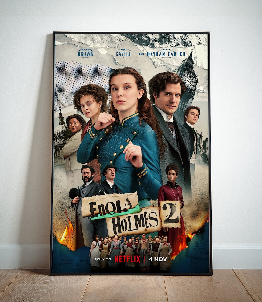Enola Holmes Posters, Movie Posters, Canvas Wall Art, High Quality ...