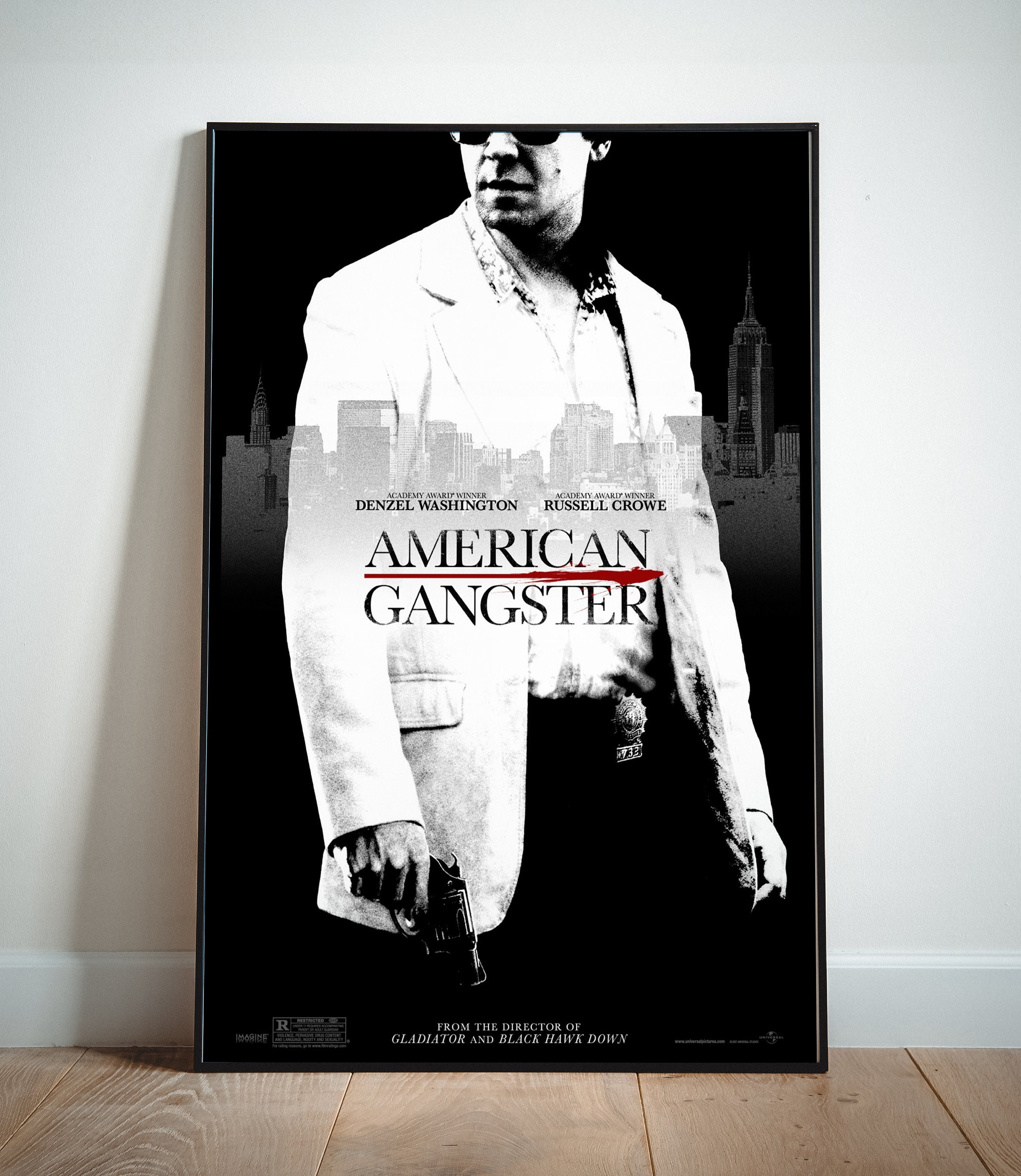American Gangster Poster, Movie Posters, Canvas Wall Art, High Quality ...