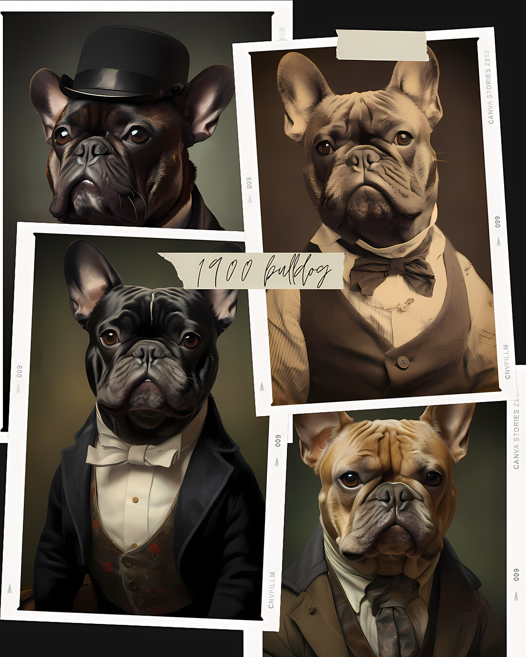 French Bulldog Portrait, Renaissance Art, General Pet Portrait ...