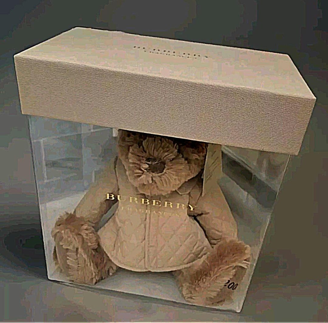 Burberry Fragrances 2008 Teddy Bear Quilt Nova Coat Jacket Plush ...