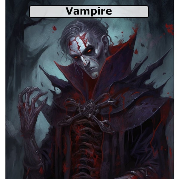 Vampire Cards - Etsy