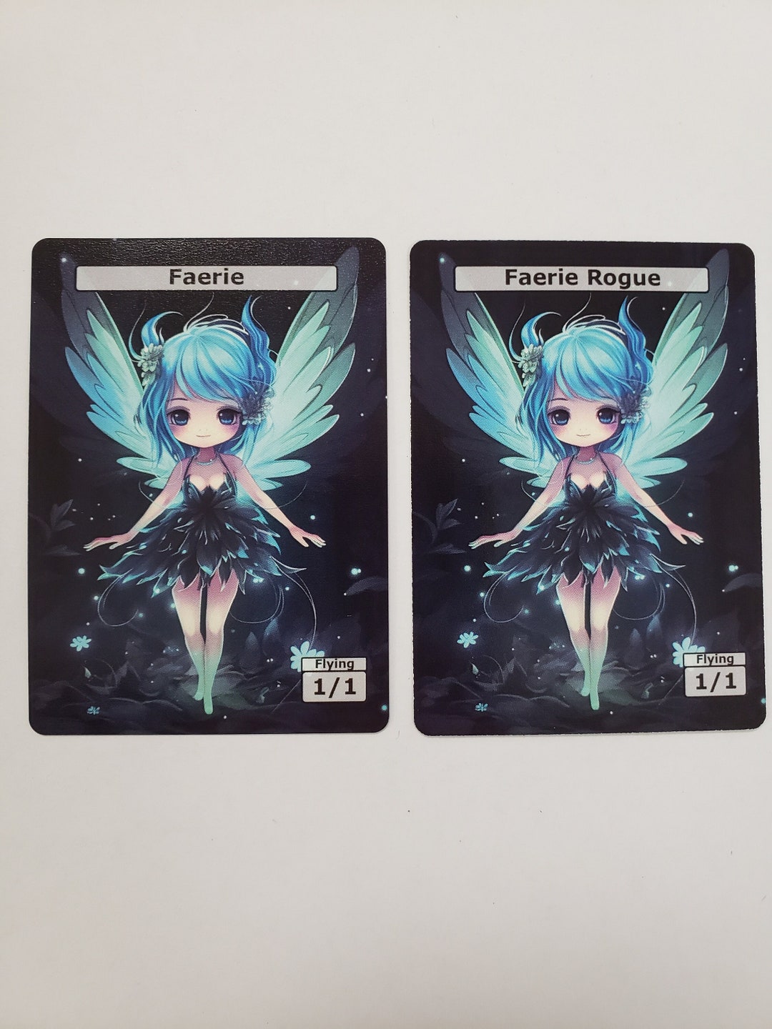 Faerie Rogue Tokens for MTG (3 Cards) [2-sided] - Etsy