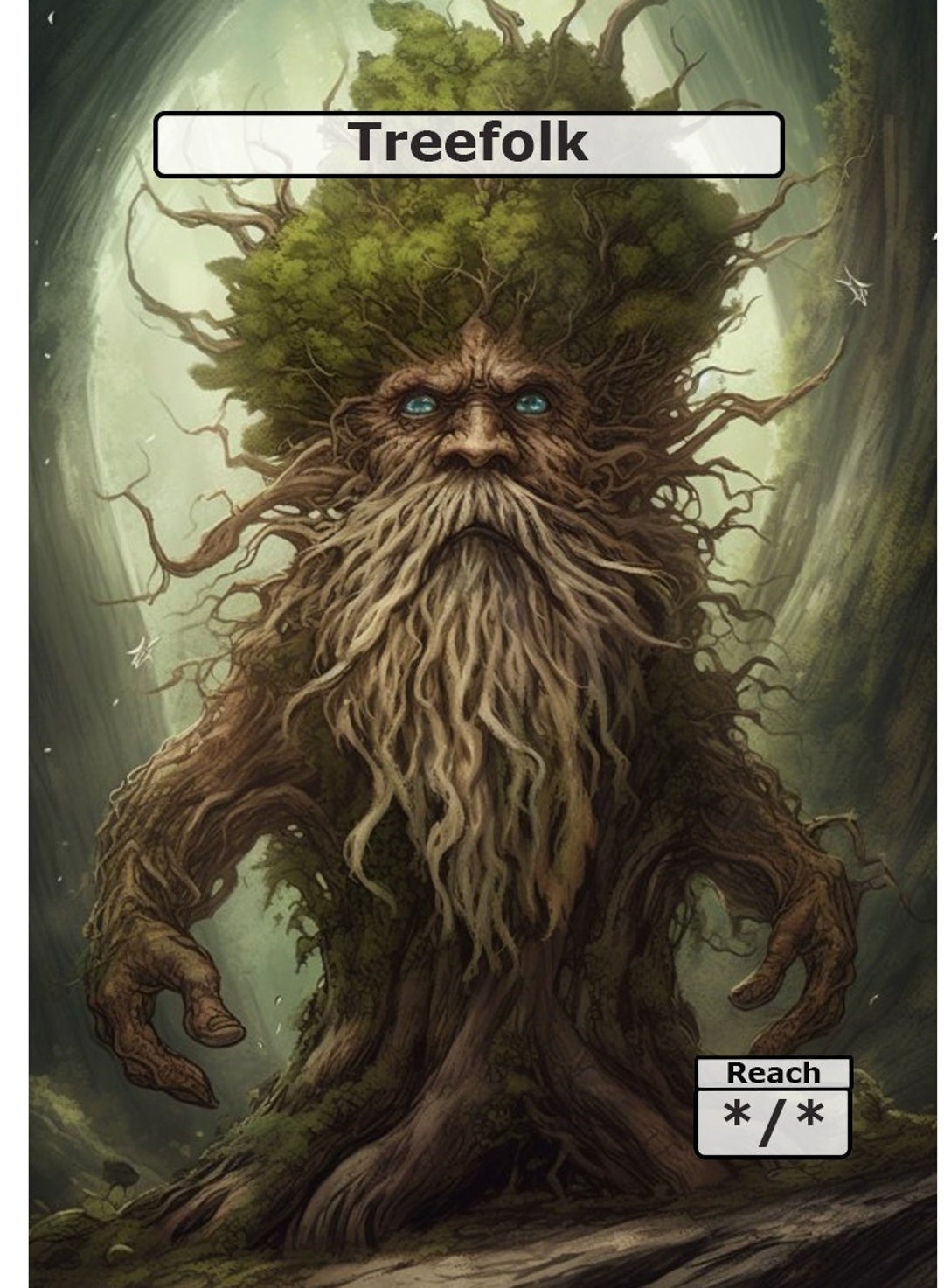 Treefolk Tokens for MTG (3 Cards) [2-sided] - Etsy