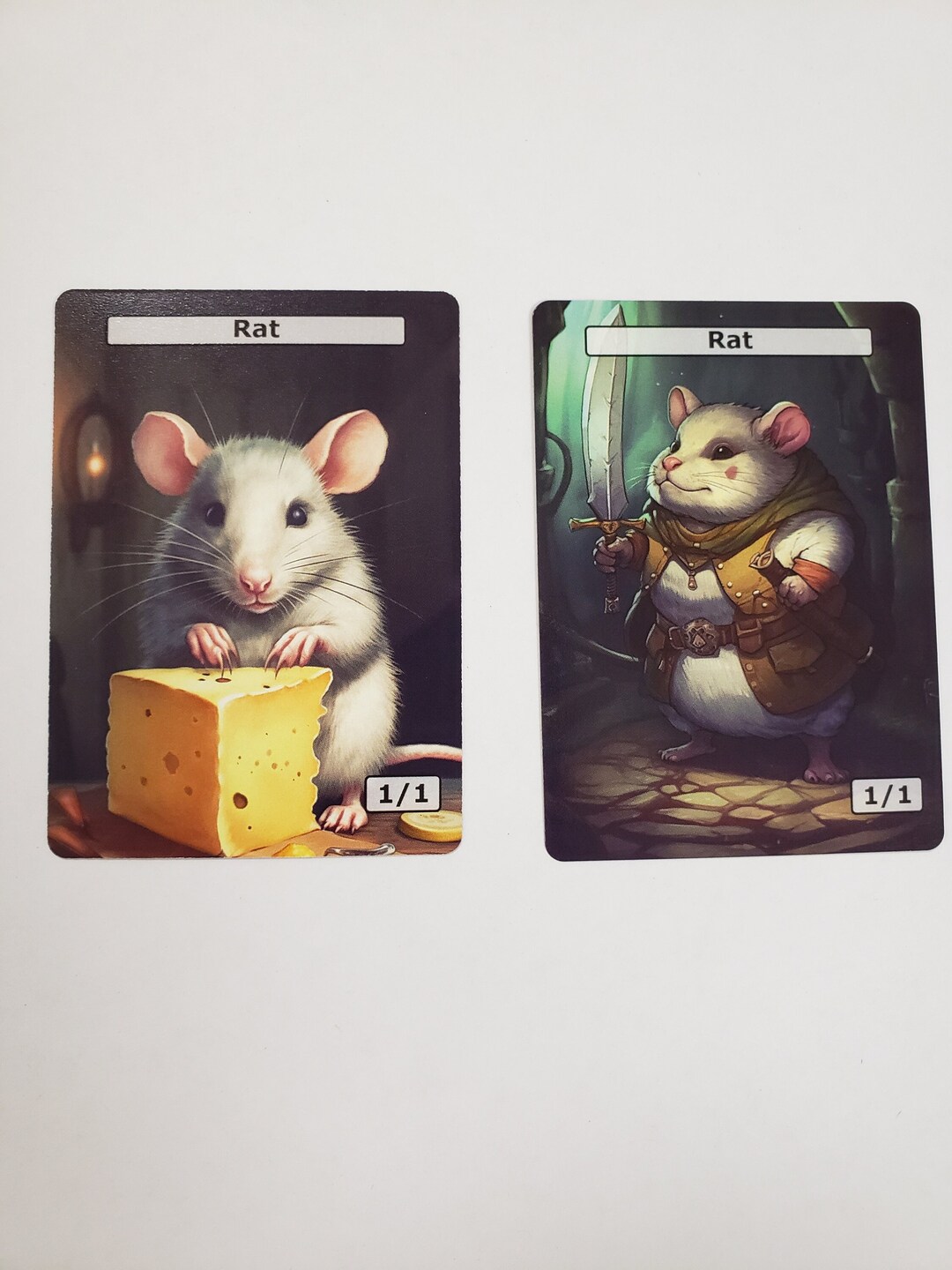 Rat Tokens for MTG (3 Cards) [2-sided] - Etsy