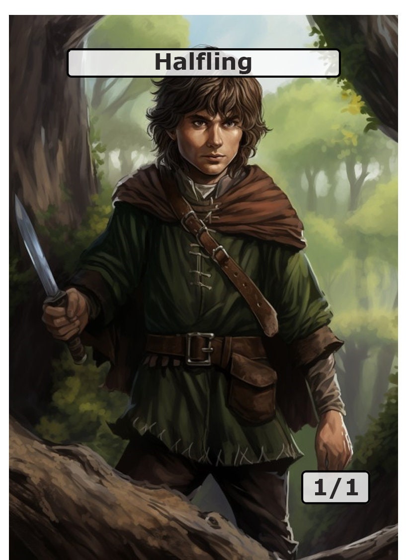 Halfling/food Tokens for MTG 3 Cards 2-sided - Etsy