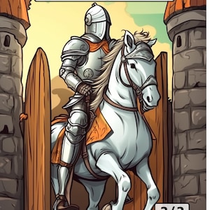 Knight Tokens for MTG (3 Cards) [2-sided] - Etsy