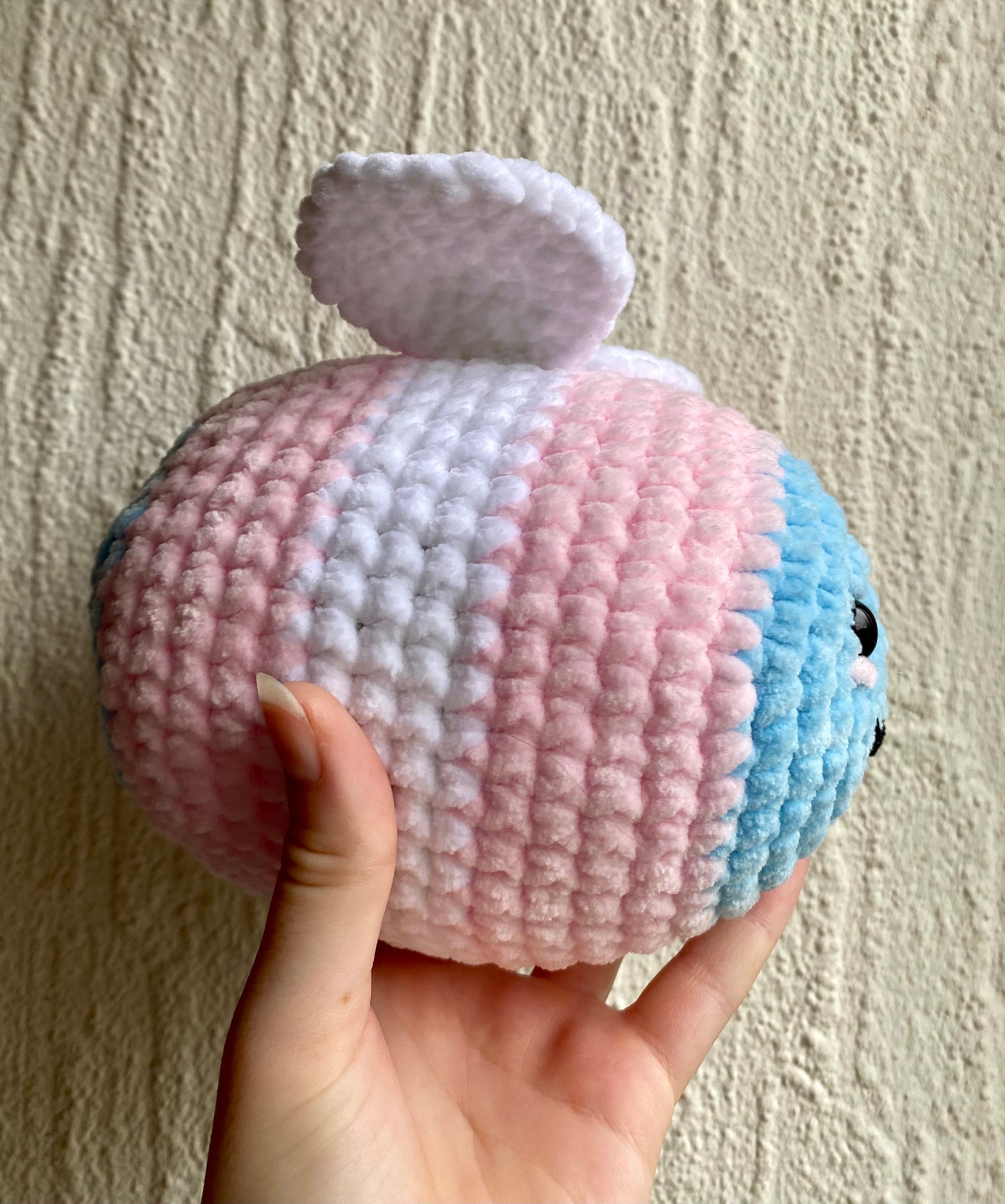 Crochet Trans Flag Bee - Etsy