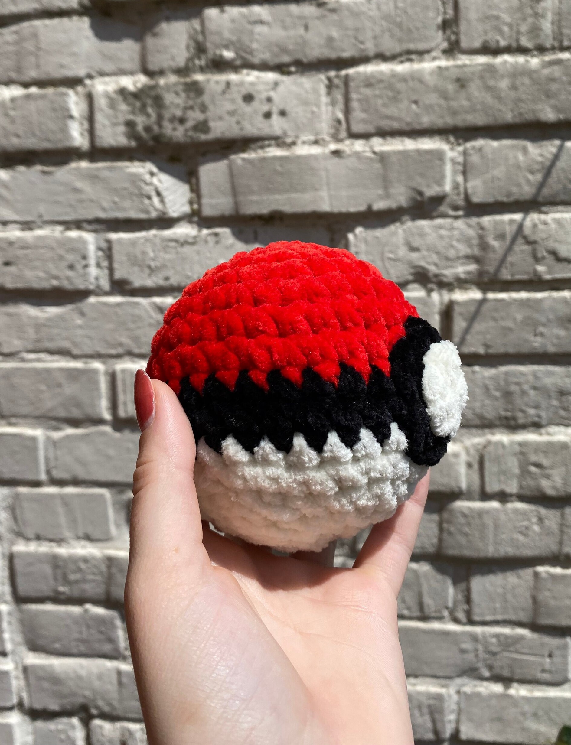 Pokeball Plushie - Etsy