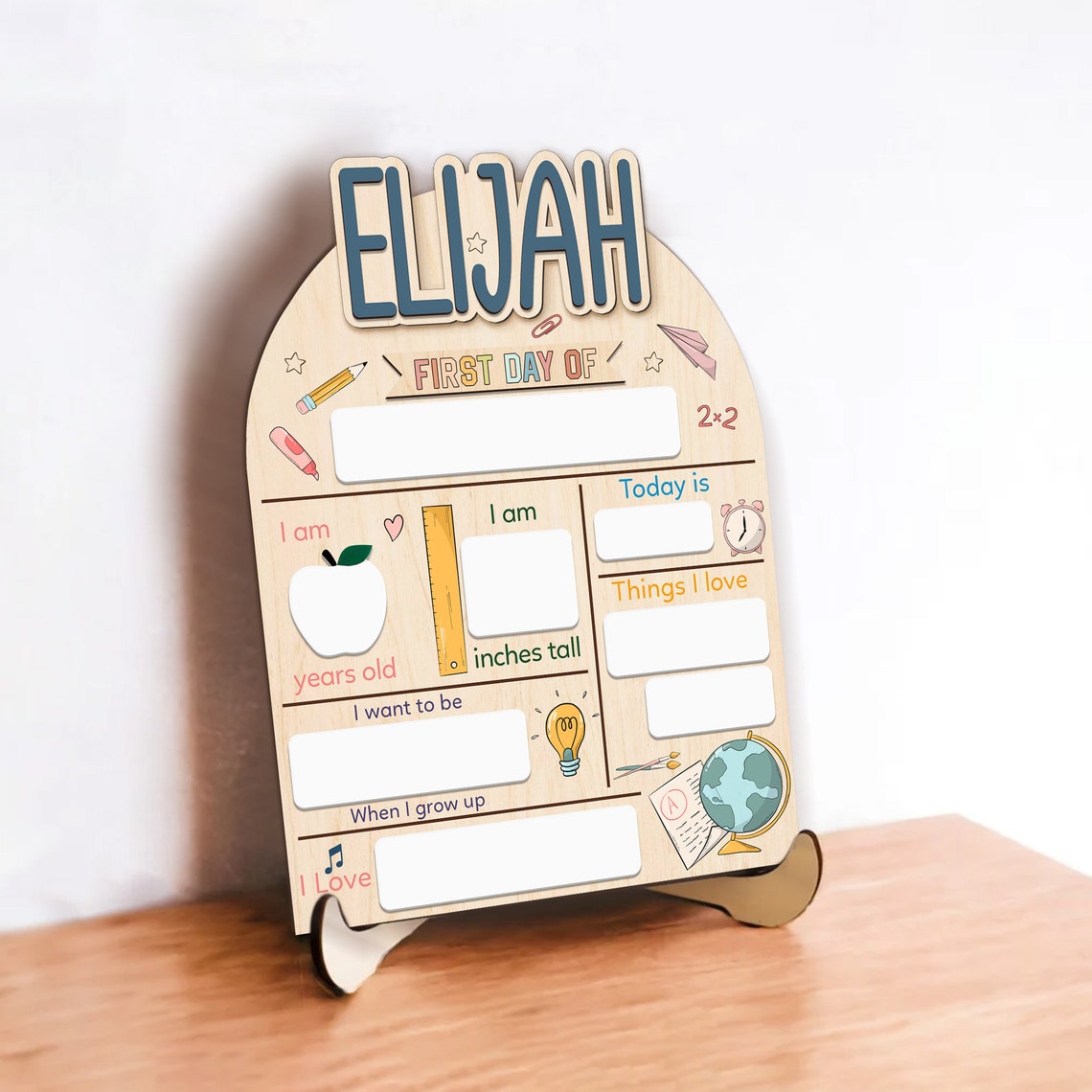 Custom First & Last Day of School Sign, Custom School Board, Back to ...