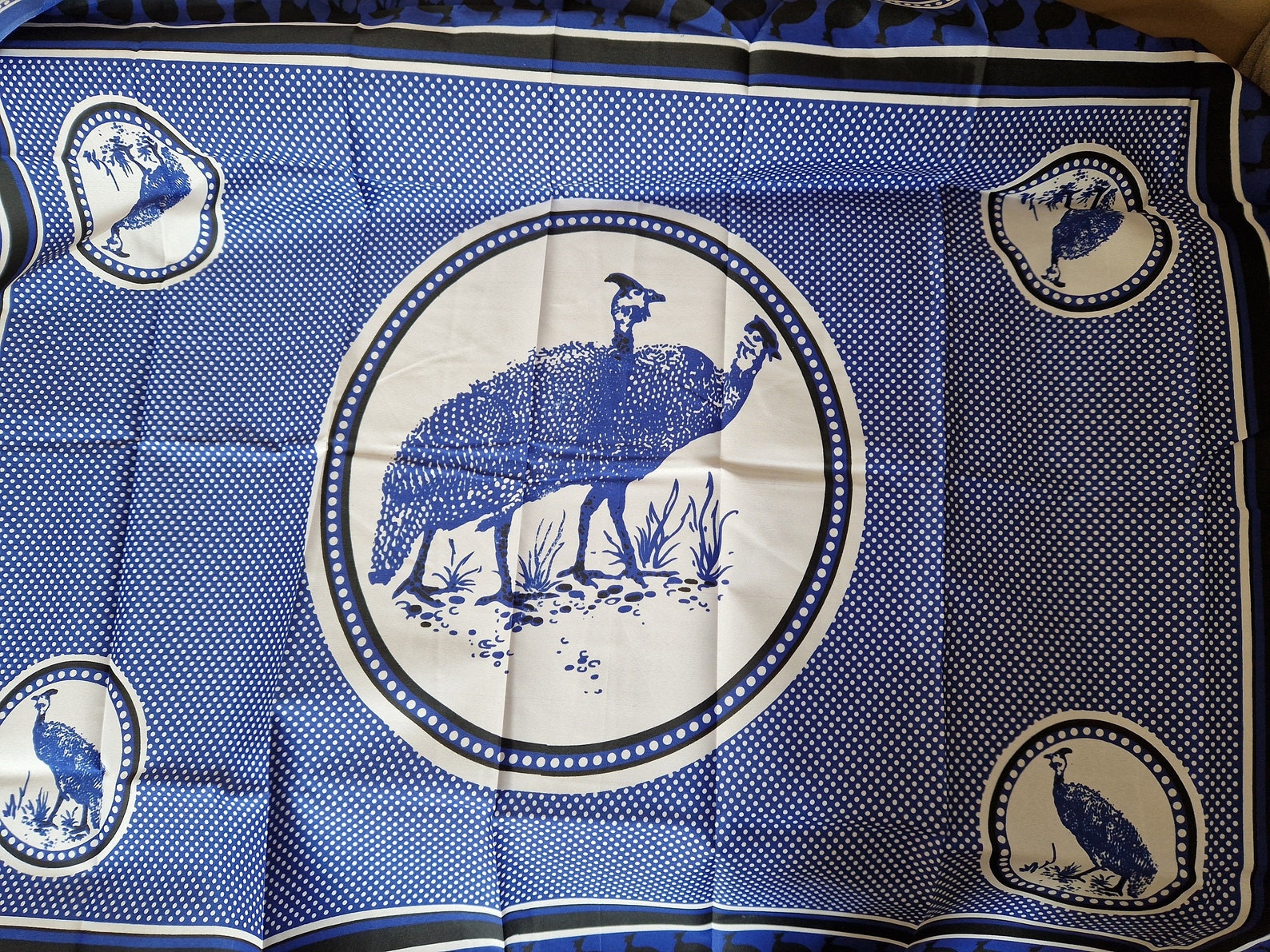 Guinea Fowl - Blue - Ancestral Cloth - Amabhayi - Masela a Badimo ...