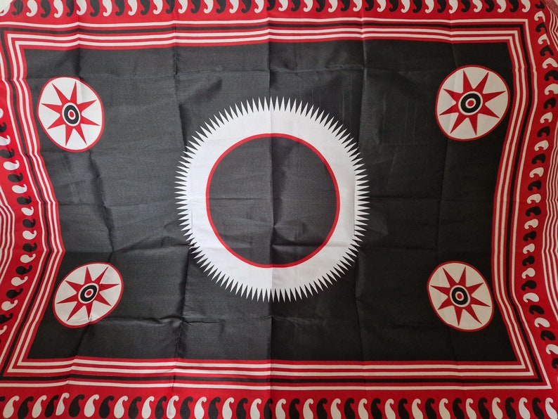 Sun - Black Dlozi Cloth- Ancestral Cloth - Amabhayi - Masela a Badimo ...