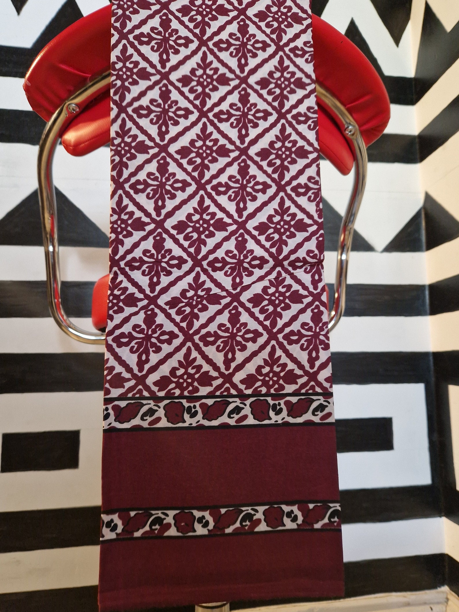Maroon Njeti Cloth- Ancestral Cloth - Amabhayi - Masela a Badimo ...