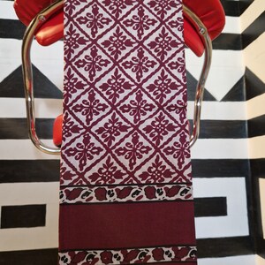 Maroon Njeti Cloth- Ancestral Cloth - Amabhayi - Masela a Badimo ...