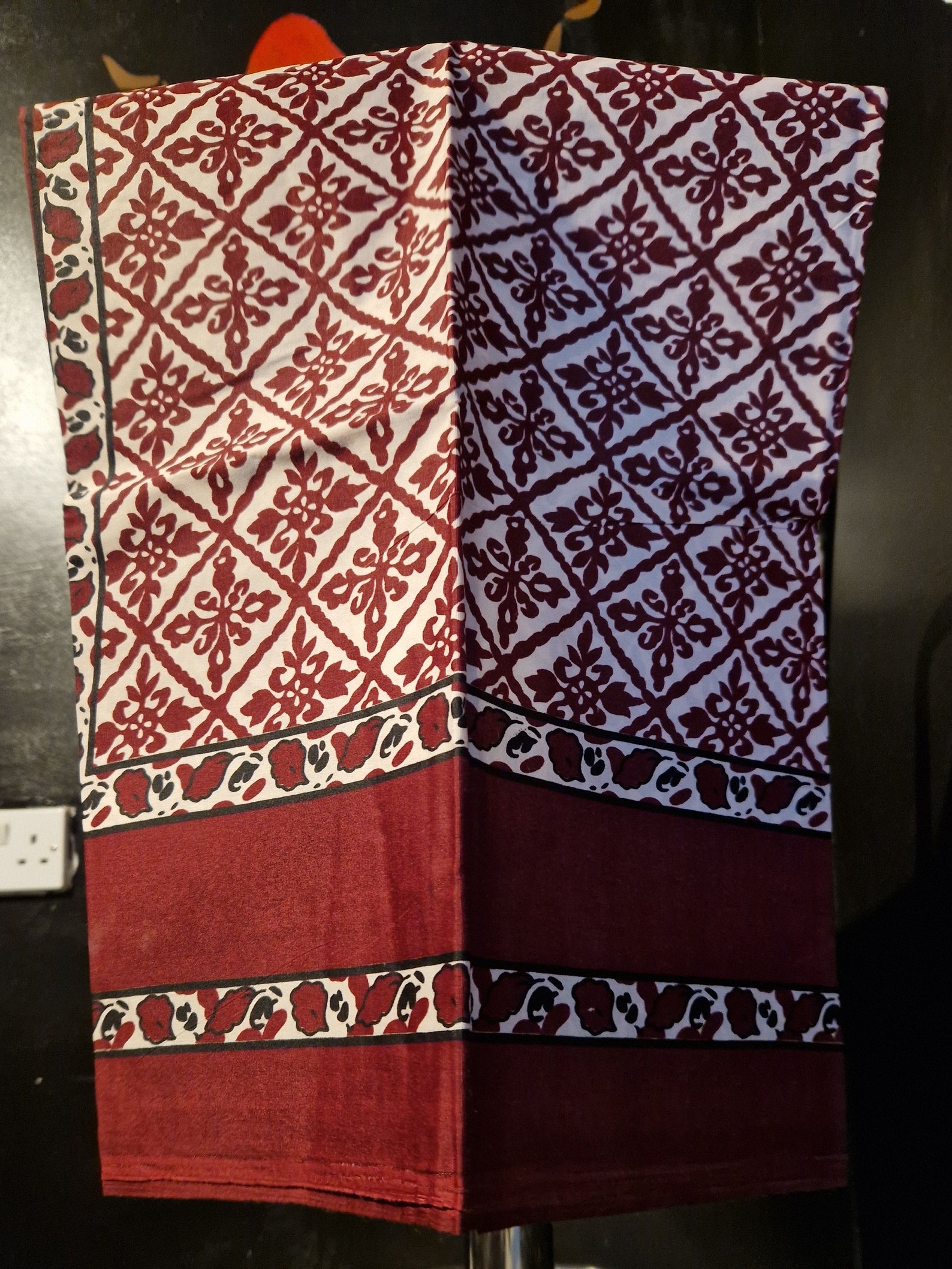 Maroon Njeti Cloth- Ancestral Cloth - Amabhayi - Masela a Badimo ...