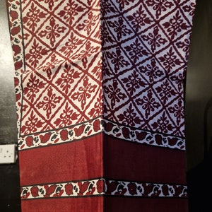 Maroon Njeti Cloth- Ancestral Cloth - Amabhayi - Masela a Badimo ...