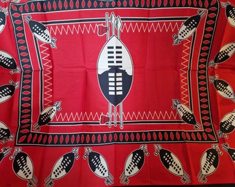 Maroon Njeti Cloth- Ancestral Cloth - Amabhayi - Masela a Badimo ...