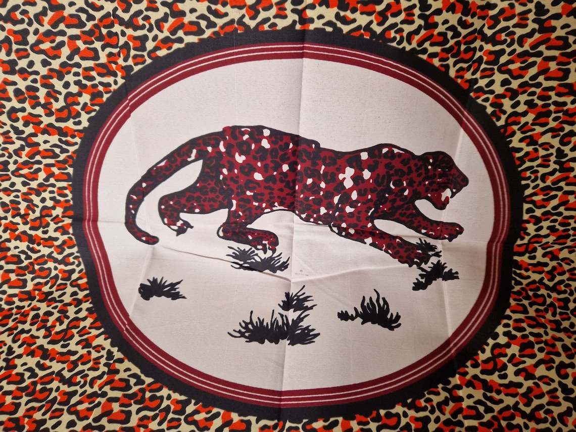 Leopard Print Ancestral Cloth - Amabhayi - Masela a Badimo - Etsy