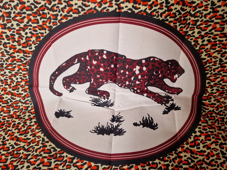 Leopard Print Ancestral Cloth - Amabhayi - Masela a Badimo - Etsy
