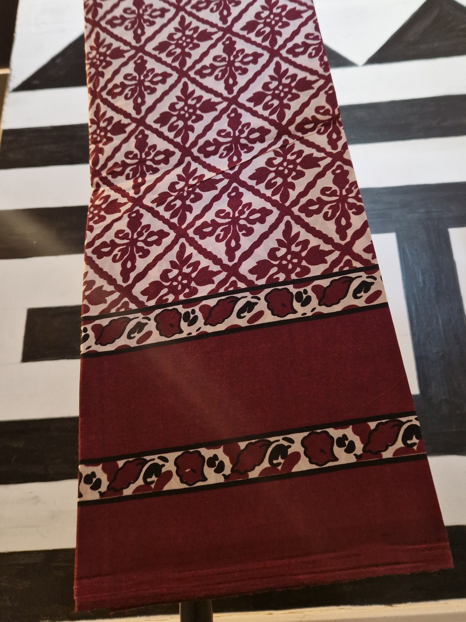 Maroon Njeti Cloth- Ancestral Cloth - Amabhayi - Masela a Badimo ...