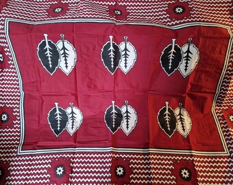 Maroon Njeti Cloth- Ancestral Cloth - Amabhayi - Masela a Badimo ...