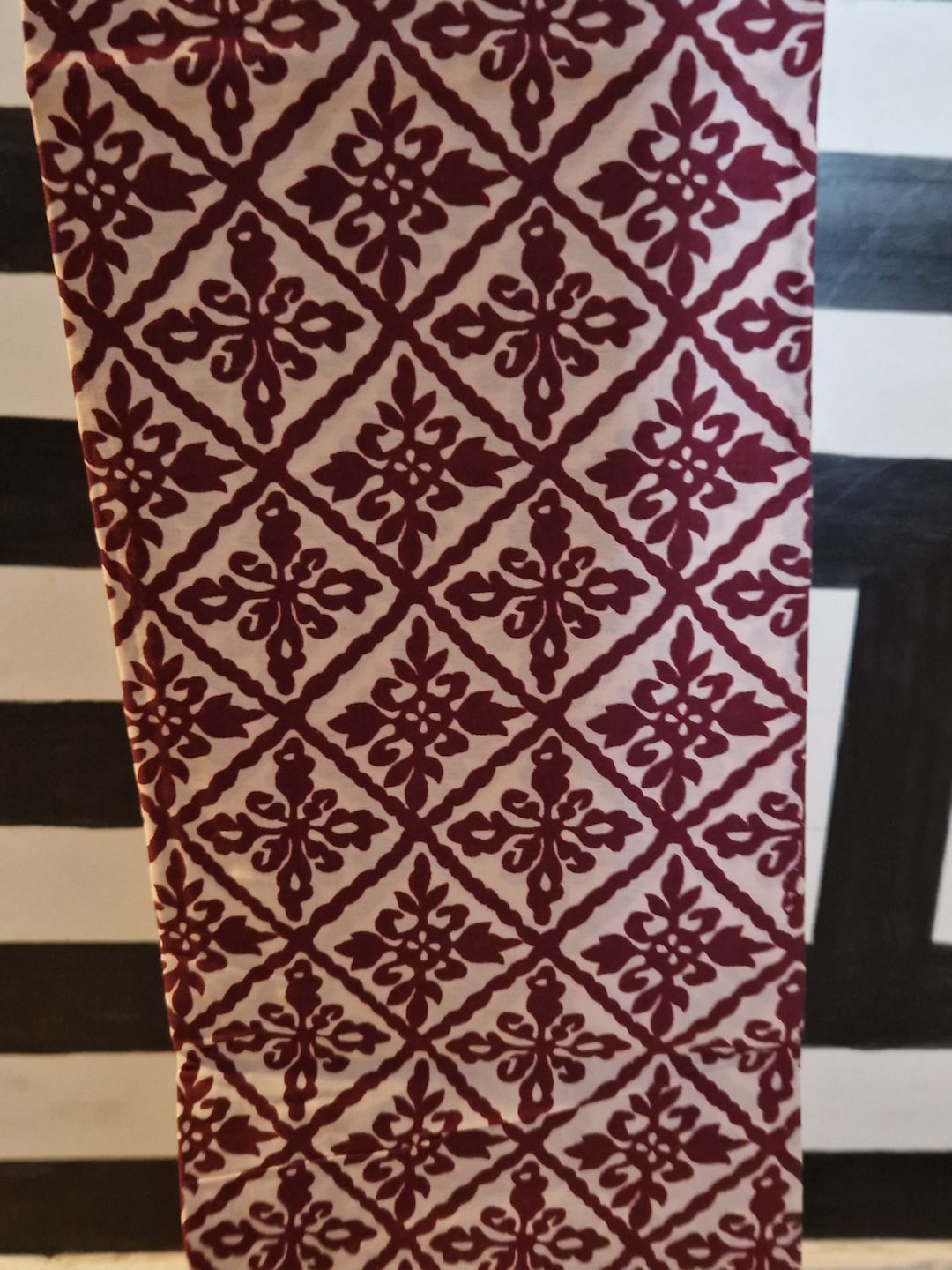 Maroon Njeti Cloth- Ancestral Cloth - Amabhayi - Masela a Badimo ...