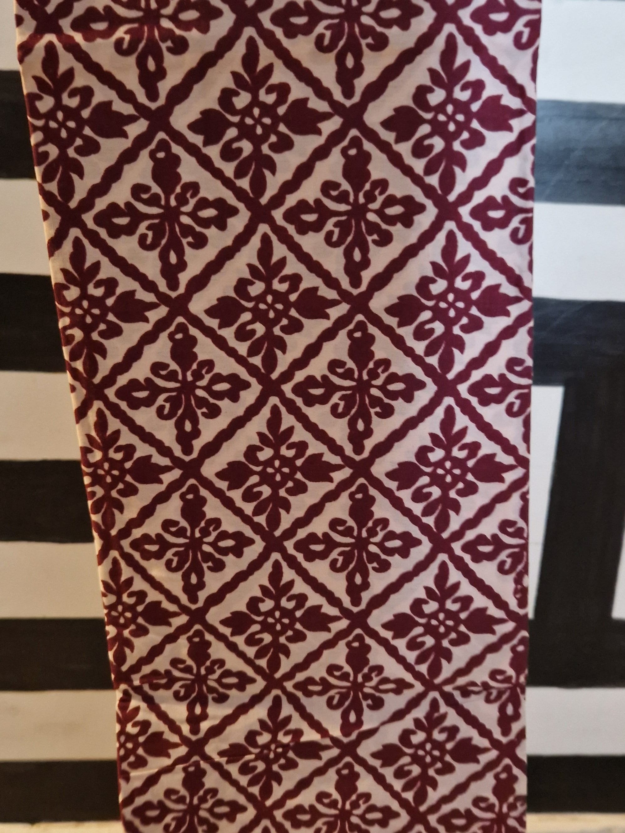 Maroon Njeti Cloth- Ancestral Cloth - Amabhayi - Masela a Badimo ...