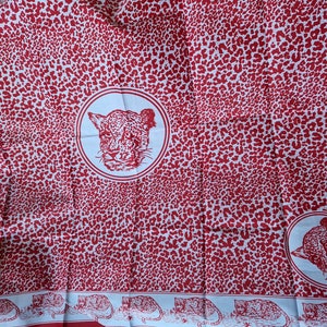 Leopard Print - Red&white - Ancestral Cloth - Amabhayi - Masela a ...