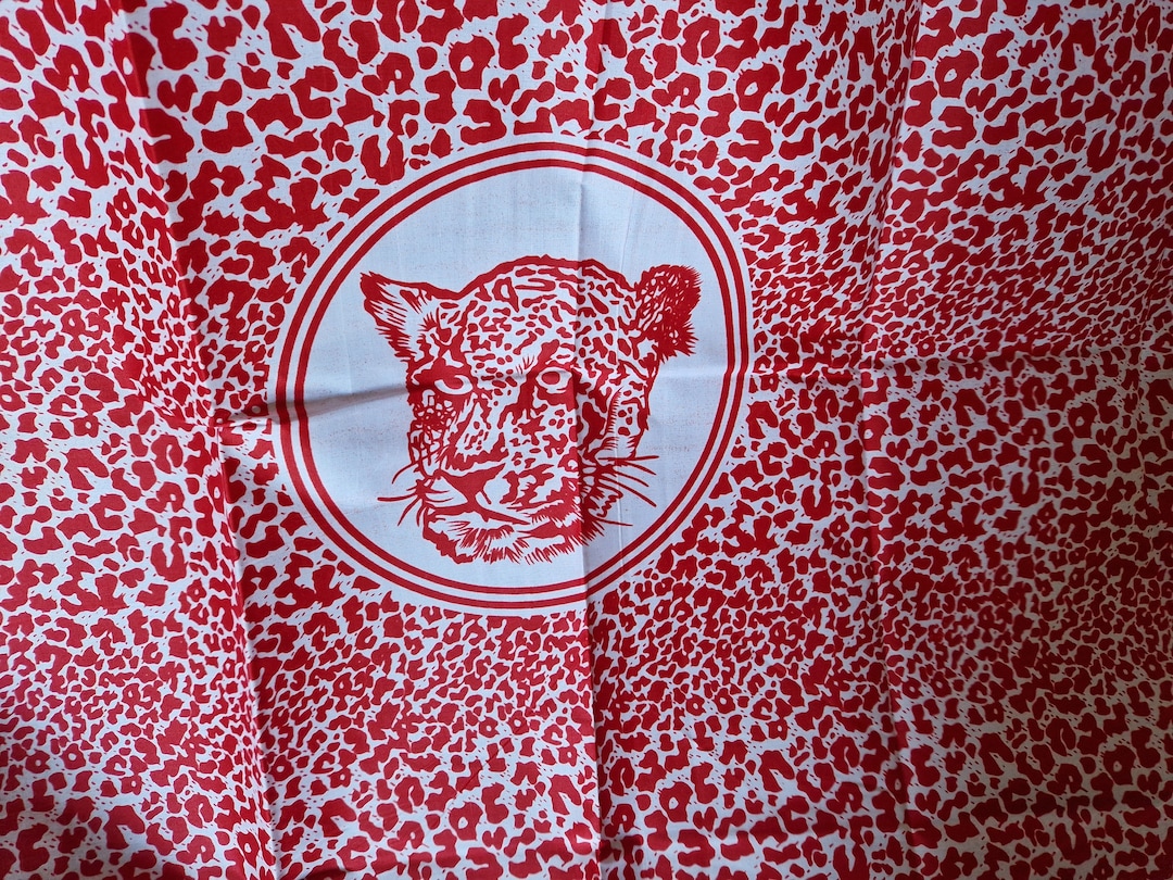Leopard Print - Red&white - Ancestral Cloth - Amabhayi - Masela a ...