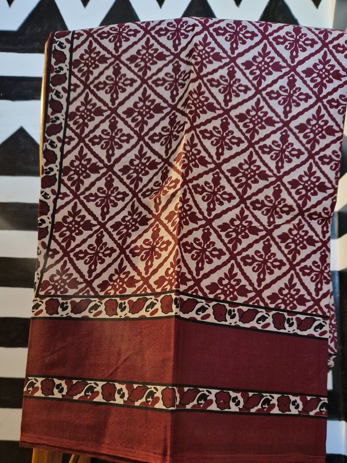 Maroon Njeti Cloth- Ancestral Cloth - Amabhayi - Masela a Badimo ...