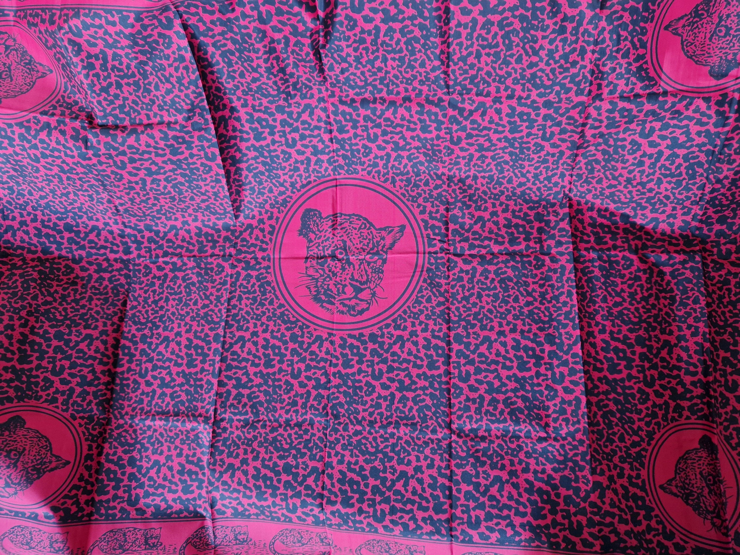 Leopard Print - Red&black - Ancestral Cloth - Amabhayi - Masela a ...