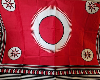 Maroon Njeti Cloth- Ancestral Cloth - Amabhayi - Masela a Badimo ...