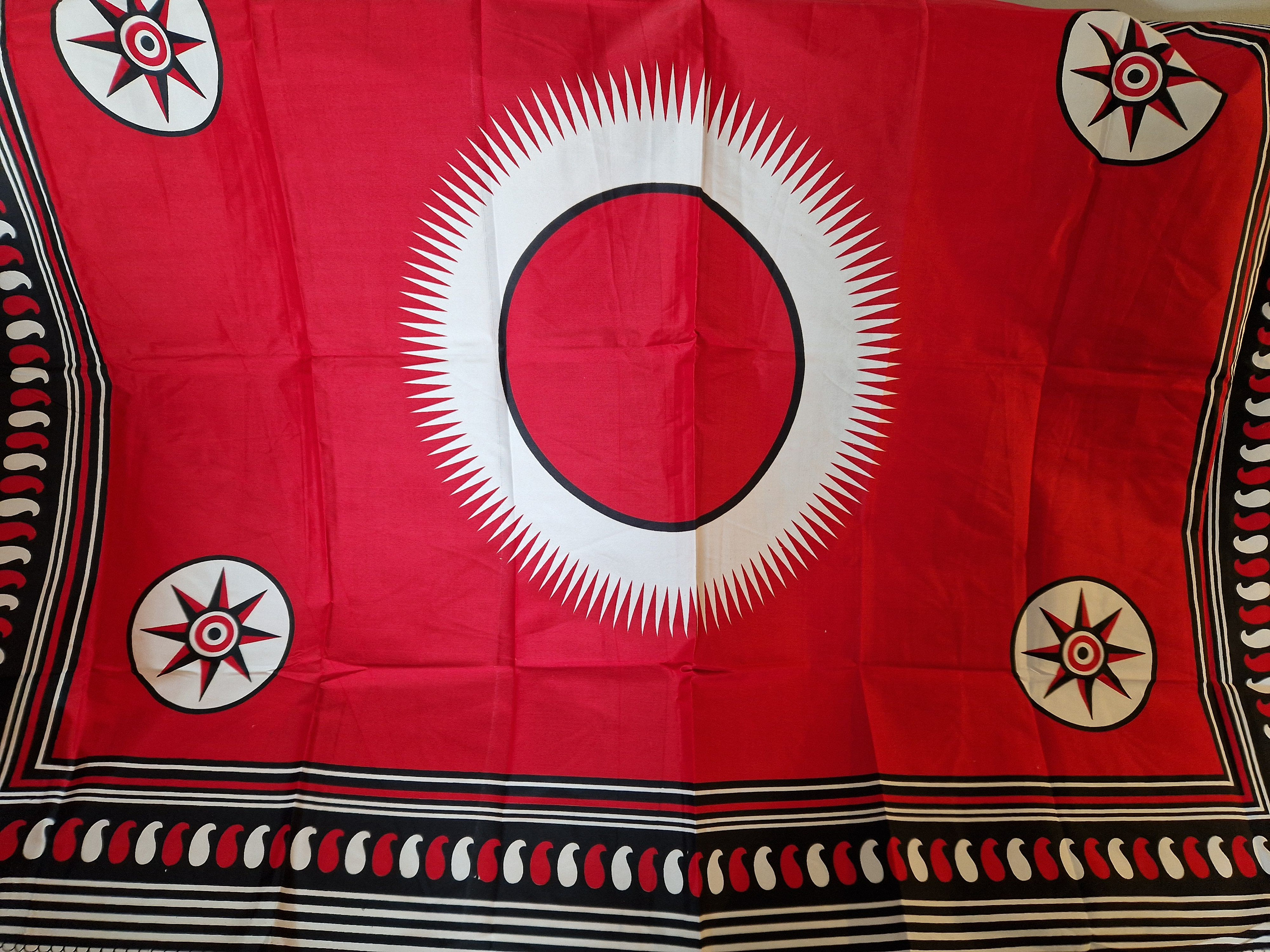 Sun - Red Dlozi Cloth- Ancestral Cloth - Amabhayi - Masela a Badimo ...