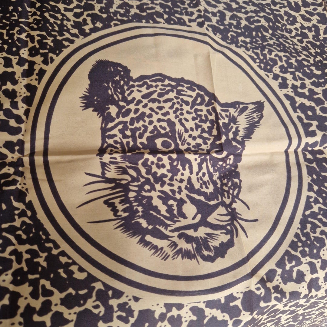 Leopard Print - Brown- Ancestral Cloth - Amabhayi - Masela a Badimo - Etsy