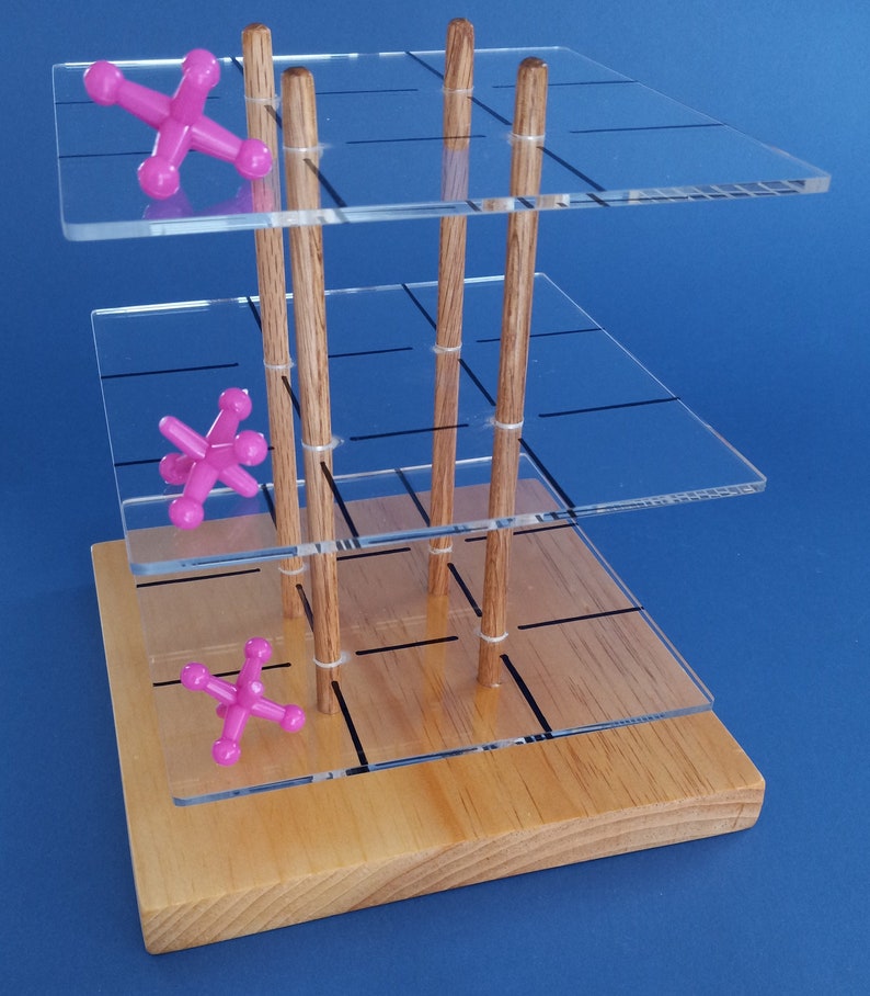 3D Tic Tac Toe Board - Etsy