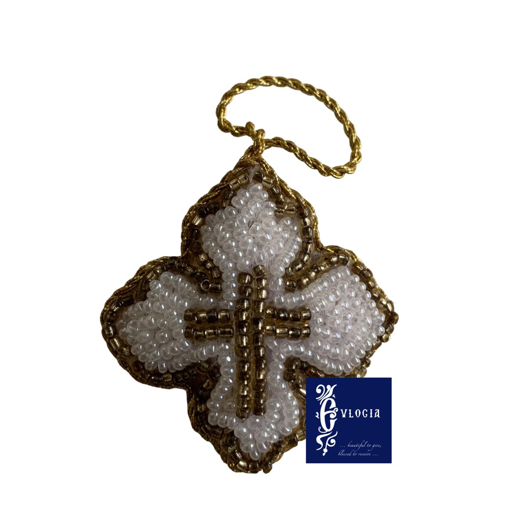 Cross Shape Filaxta (amulet) From Tinos Handmade With Outer Material ...