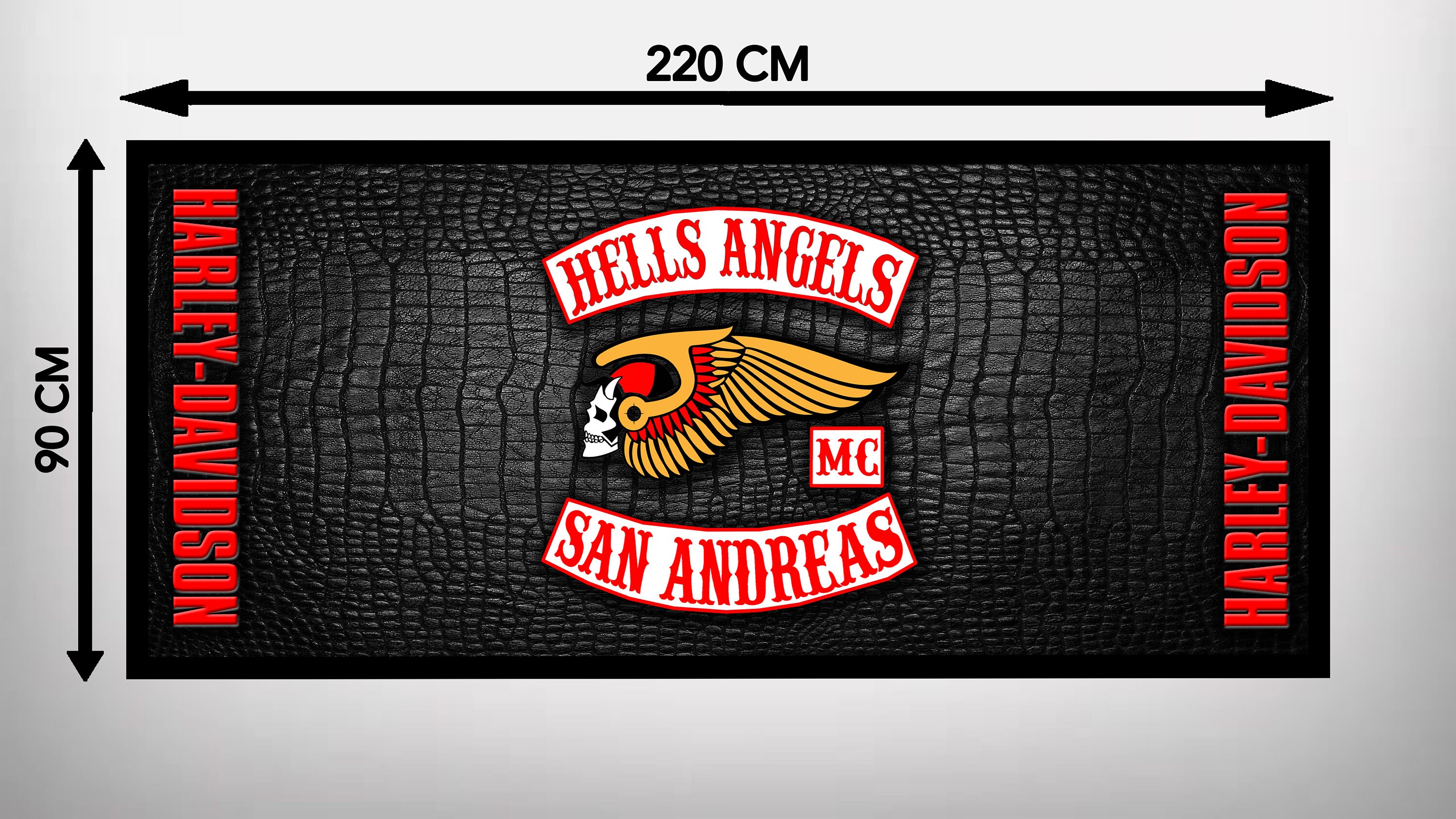 Harley Davidson Hells Angels Motorcycle Rugs Perfect for - Etsy Canada