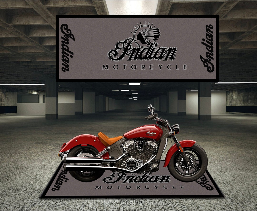 Indian Scout Gray Motorcycle Floor Mat Washable Motorcycle - Etsy