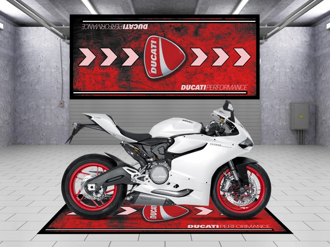 Designed Motorcycle Pit Mat for Ducati - Etsy