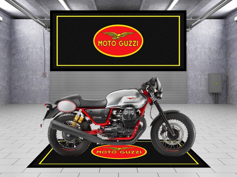 Designed Motorcycle Mat for Moto Guzzi, Personalized Carpet Motorcycle ...