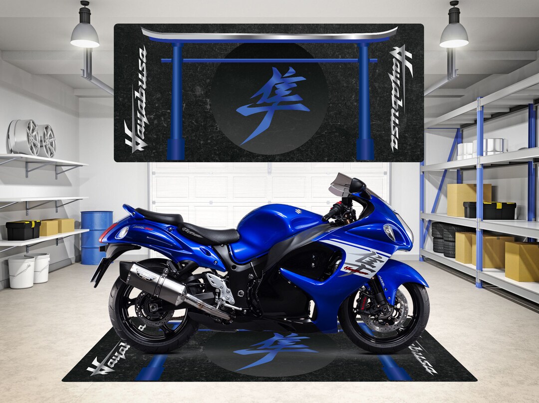 Designed Motorcycle Mat for Suzuki Hayabusa - Etsy