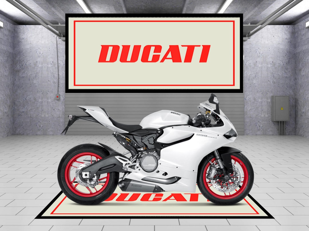 Designed Motorcycle Pit Mat for Ducati - Etsy