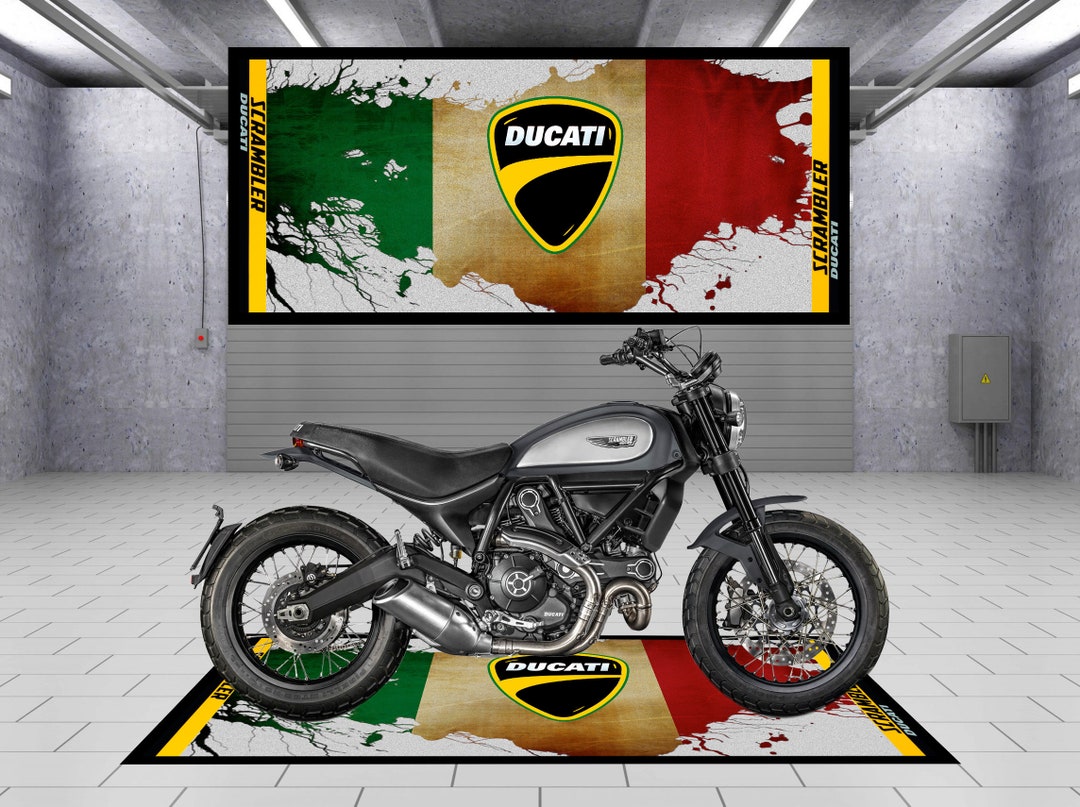 Designed Motorcycle Pit Mat for Ducati - Etsy