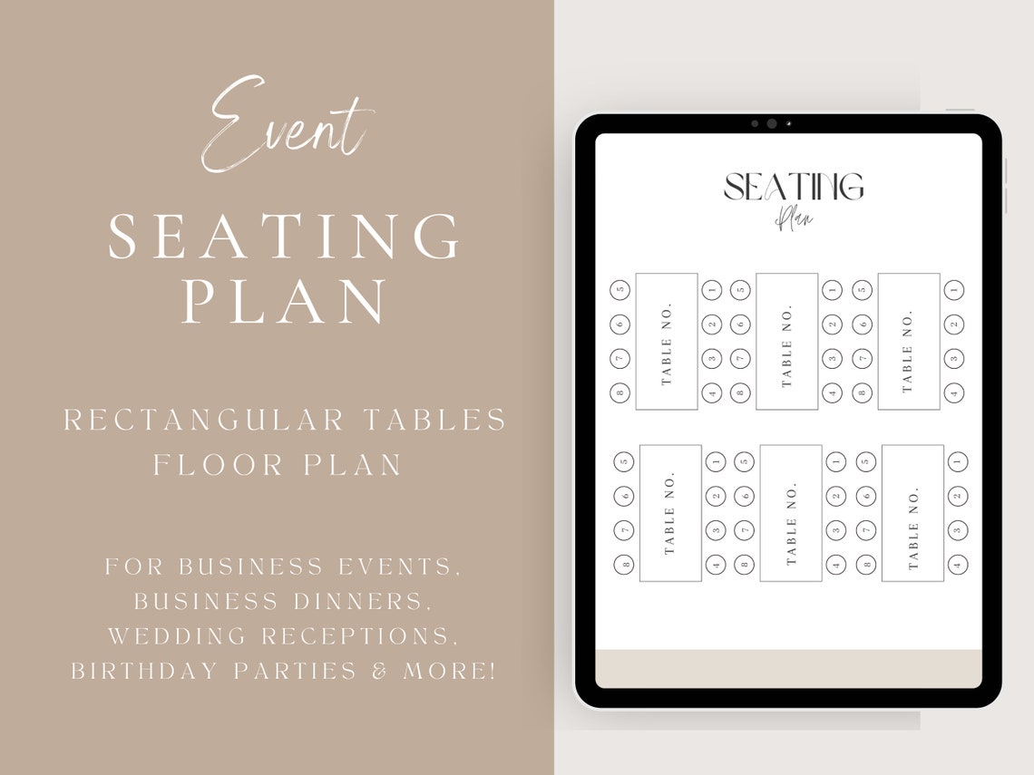 Event Seating Chart Template Download Seating Chart Printable Table ...