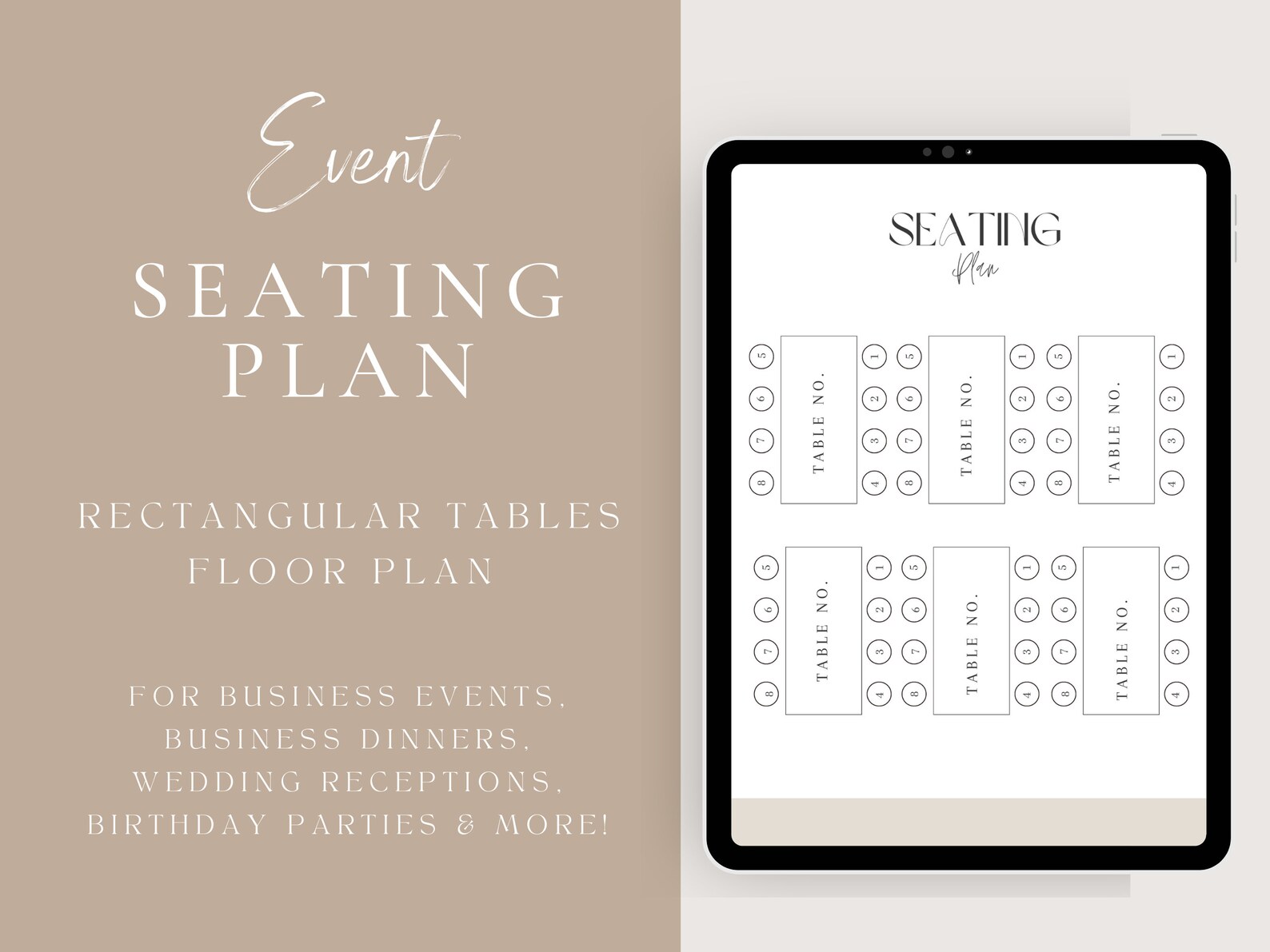 Event Seating Chart Template Download Seating Chart Printable Table ...