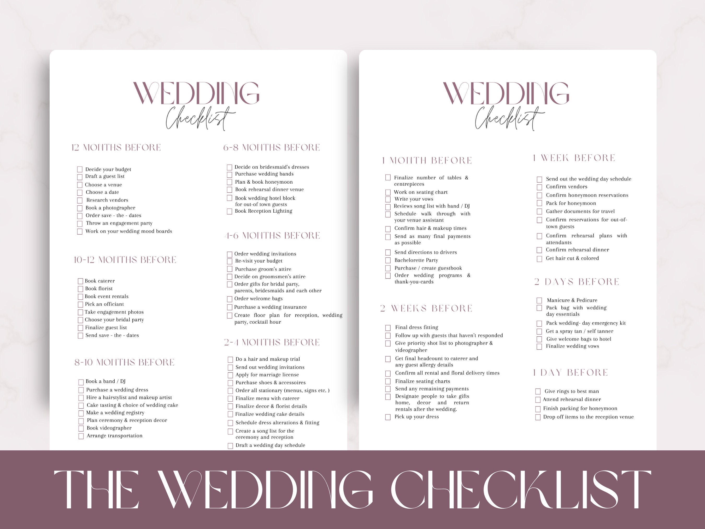 Wedding Planning Checklist Wedding Plan Checklist Printable Etsy wedding-planning-checklist-wedding-plan-checklist-printable-etsy