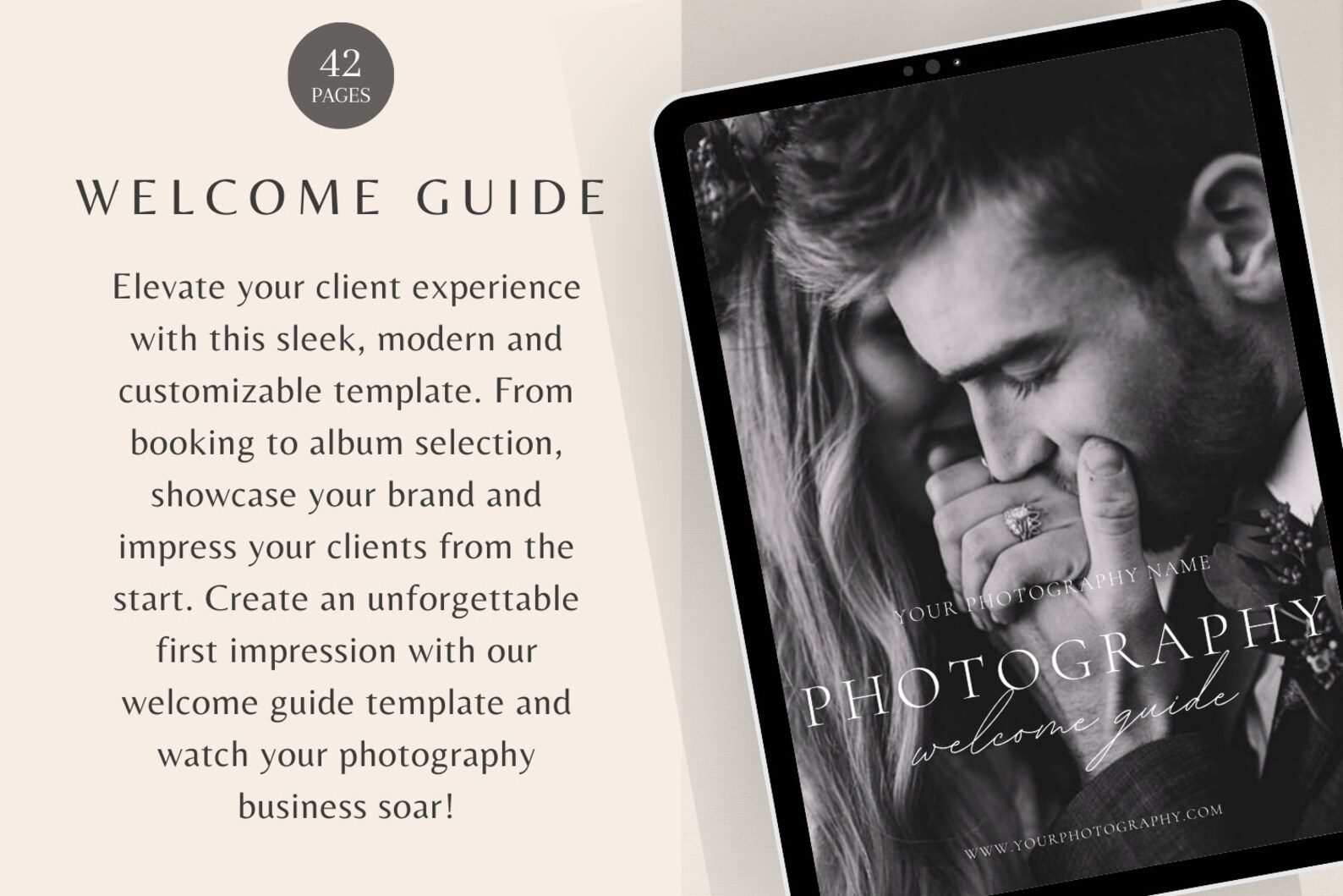 Wedding Photography Welcome Guide Template Wedding - Etsy