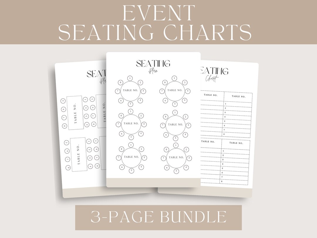 Event Seating Chart Template Download Seating Chart Printable Table ...