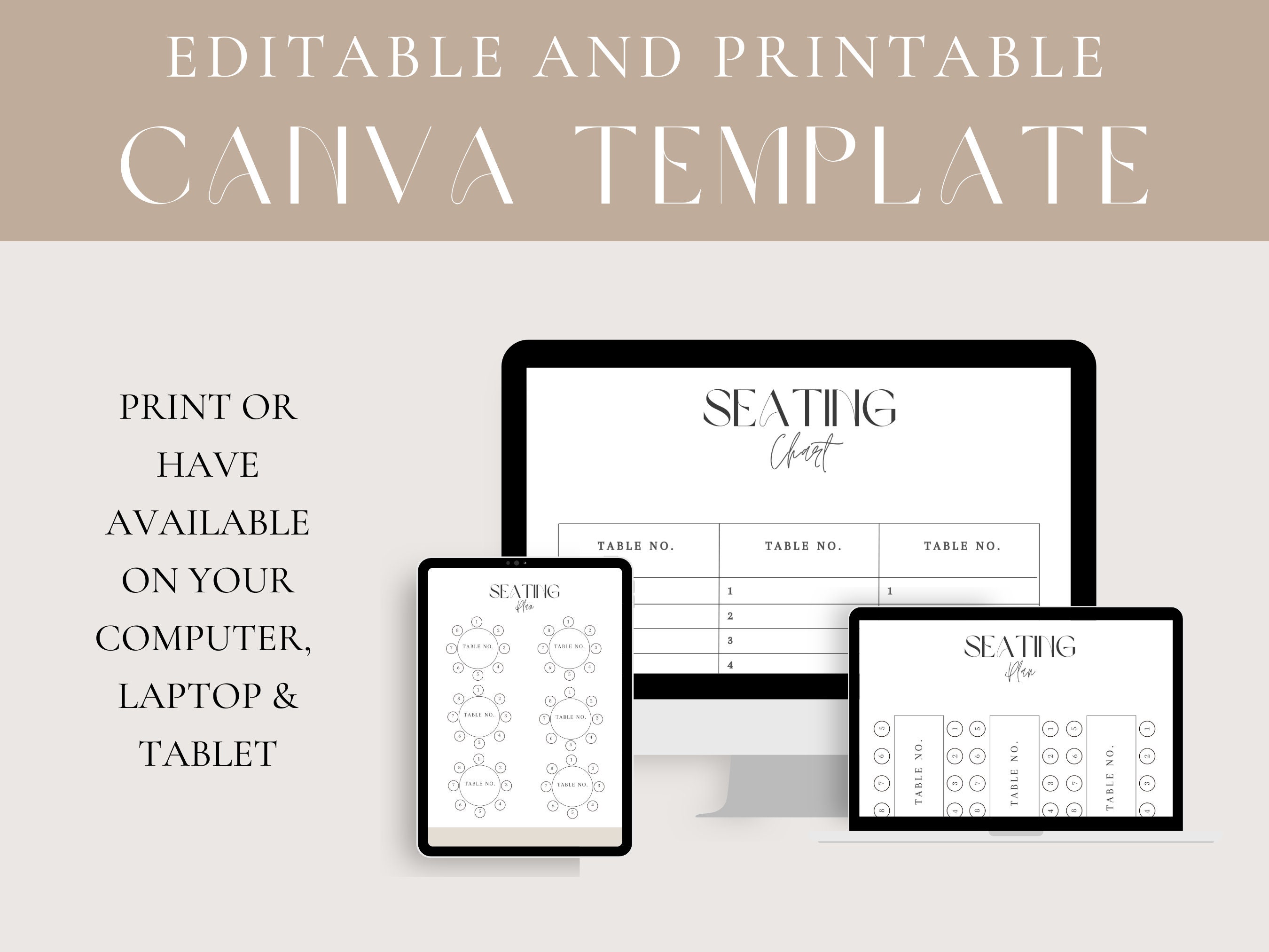 Event Seating Chart Template Download Seating Chart Printable Table ...